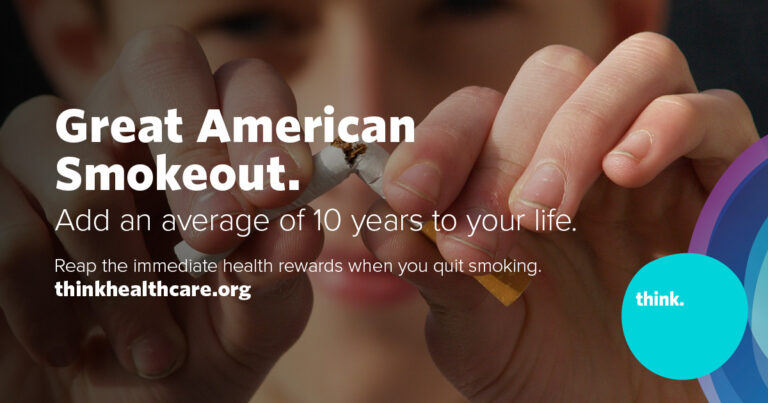 Great American Smokeout - Think Whole Person Healthcare