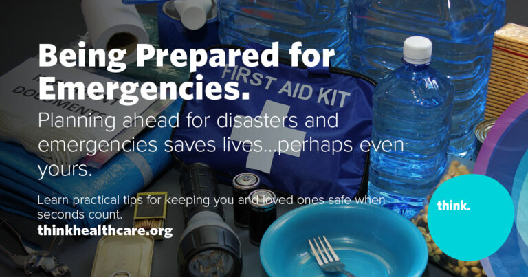Being Prepared for Emergencies - Think Whole Person Healthcare