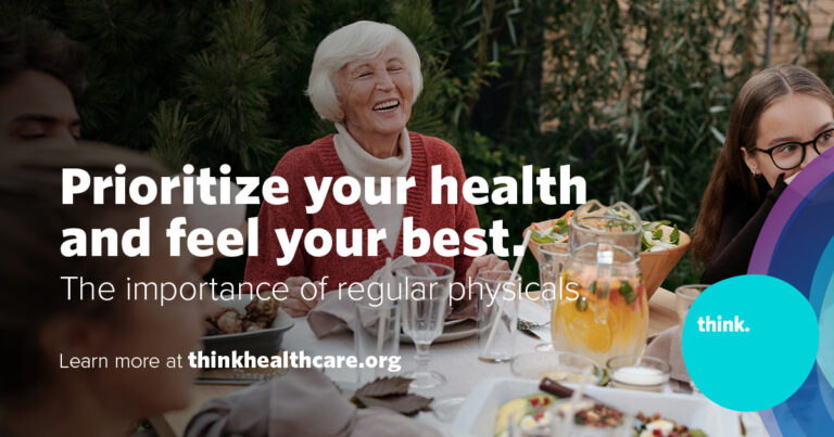 Prioritize your health and feel your best. - Think Whole Person Healthcare
